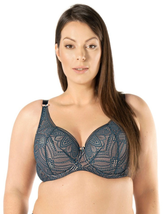 Biustonosz Daniela Big lazurowy | de-Bra.pl